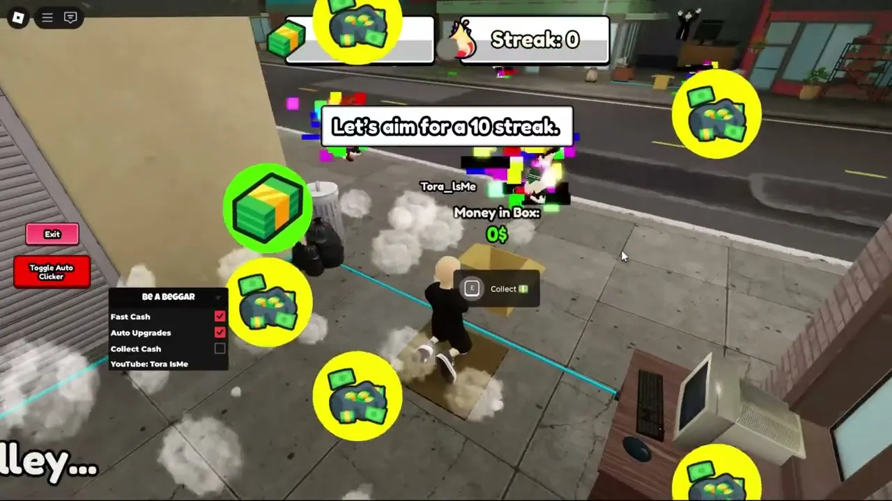 Be a Beggar Script — Fast Cash Farming & Auto-Upgrades